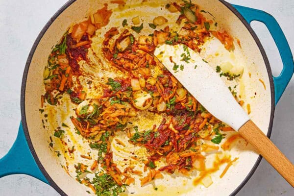 Lentil Stuffed Flatbread Recipe | The Mediterranean Dish