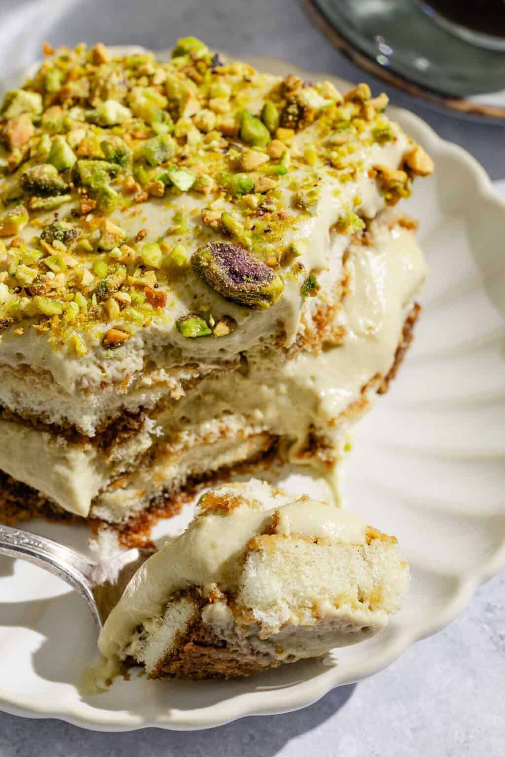 Pistachio Tiramisu Recipe | The Mediterranean Dish