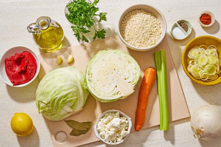 Greek Cabbage Rice (Lahanorizo) | The Mediterranean Dish