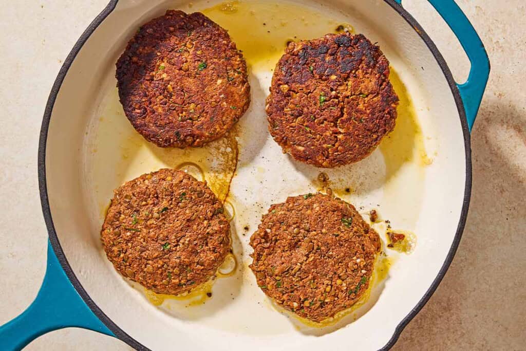 Vegetarian Lentil Burger Recipe | The Mediterranean Dish