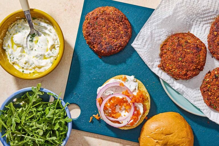 Vegetarian Lentil Burger Recipe | The Mediterranean Dish