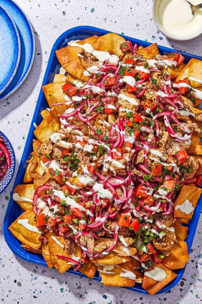 Chicken Nachos Recipe | The Mediterranean Dish