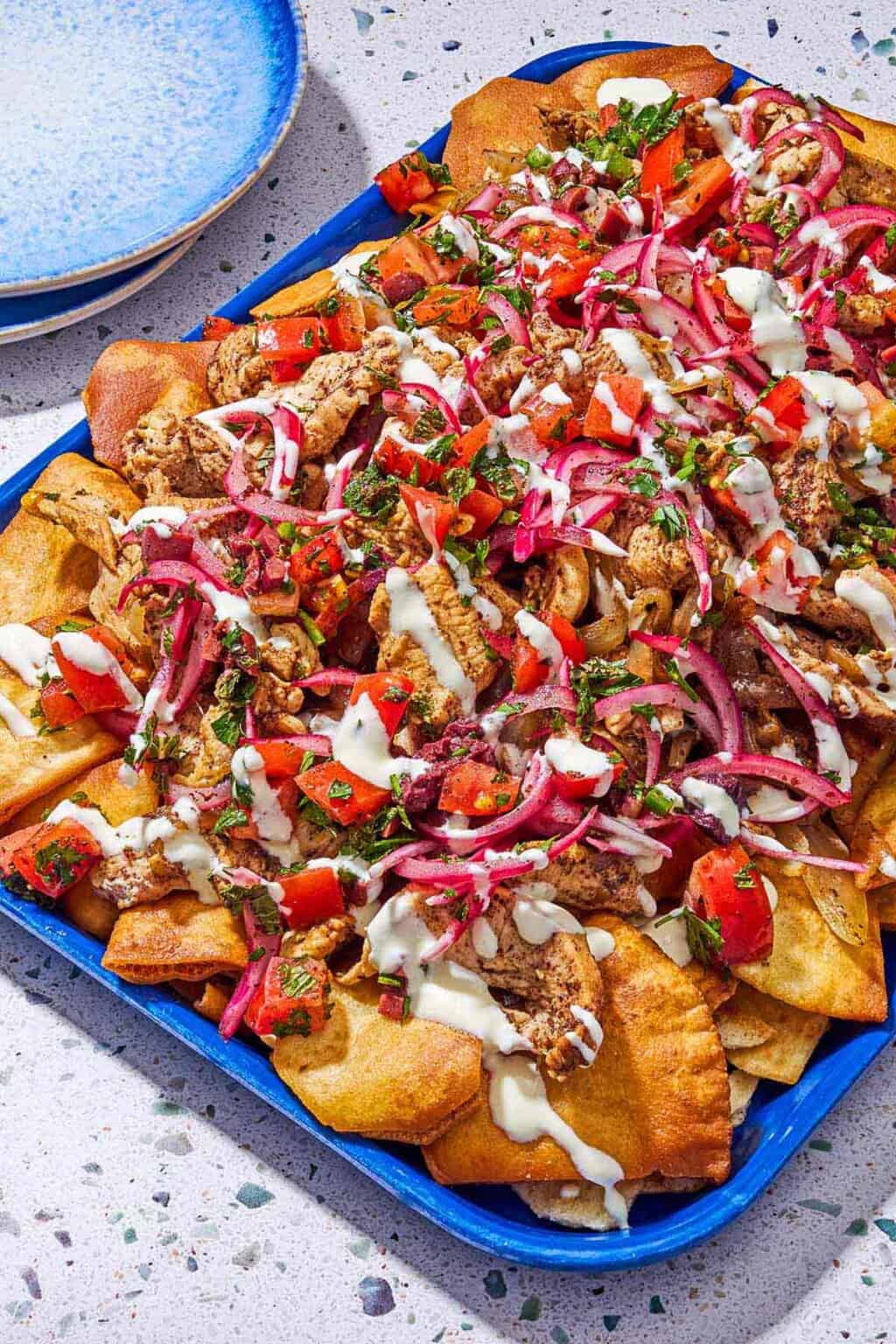 Chicken Nachos Recipe | The Mediterranean Dish
