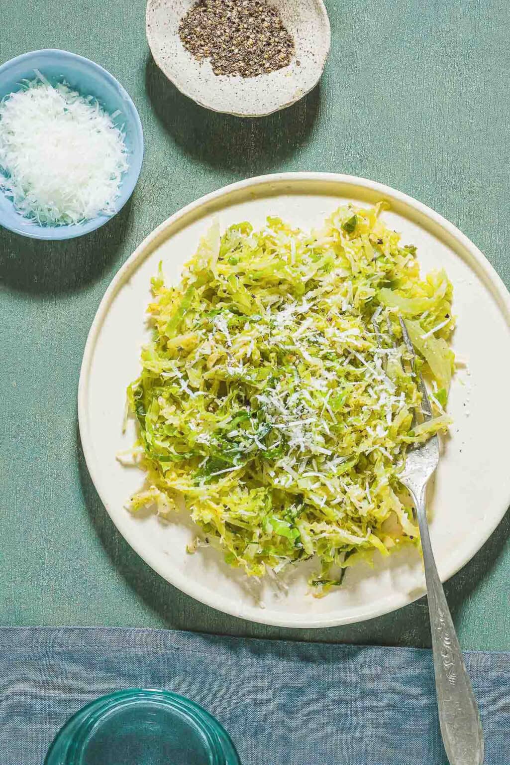 Cacio e Pepe Cabbage Recipe | The Mediterranean Dish