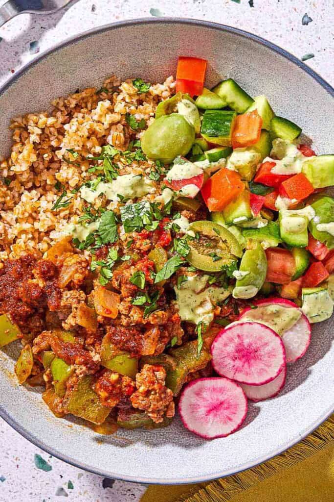 Beef Bowl Recipe | The Mediterranean Dish