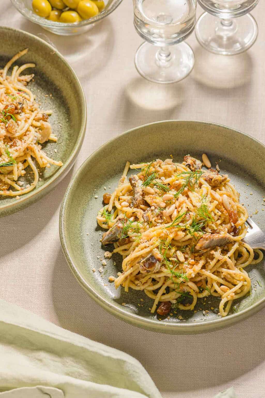 Sardine Pasta (Pasta Con Le Sarde) | The Mediterranean Dish