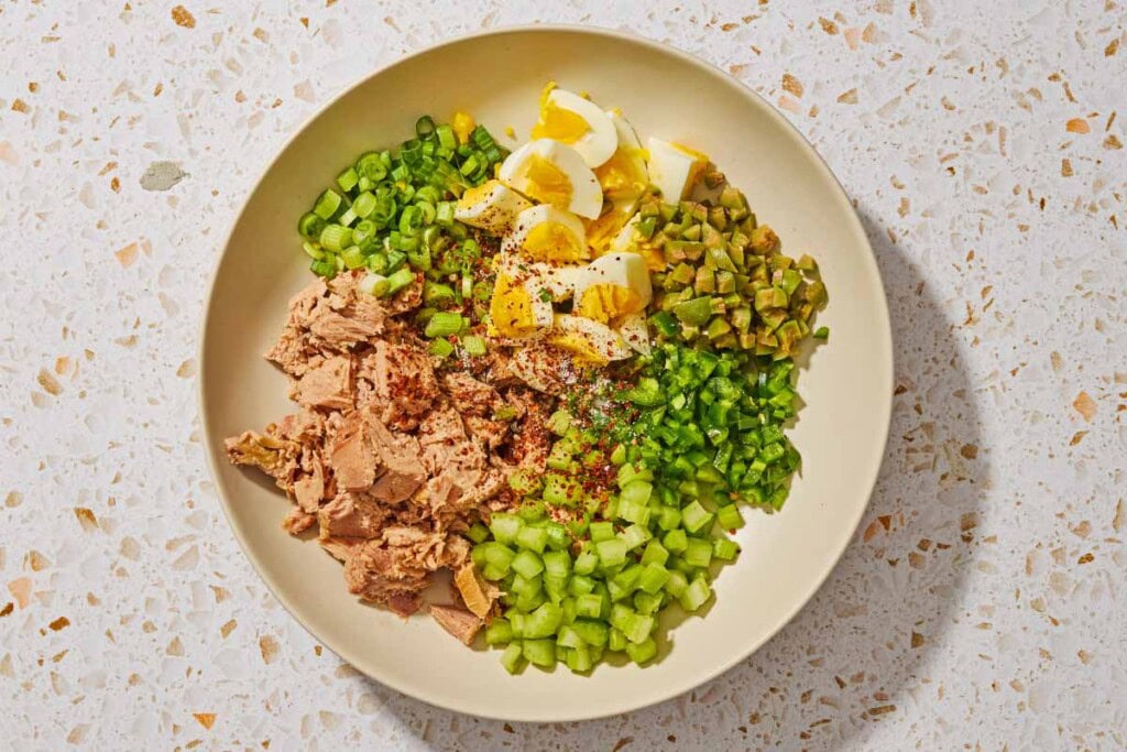 Tuna Salad Recipe with Egg | The Mediterranean Dish