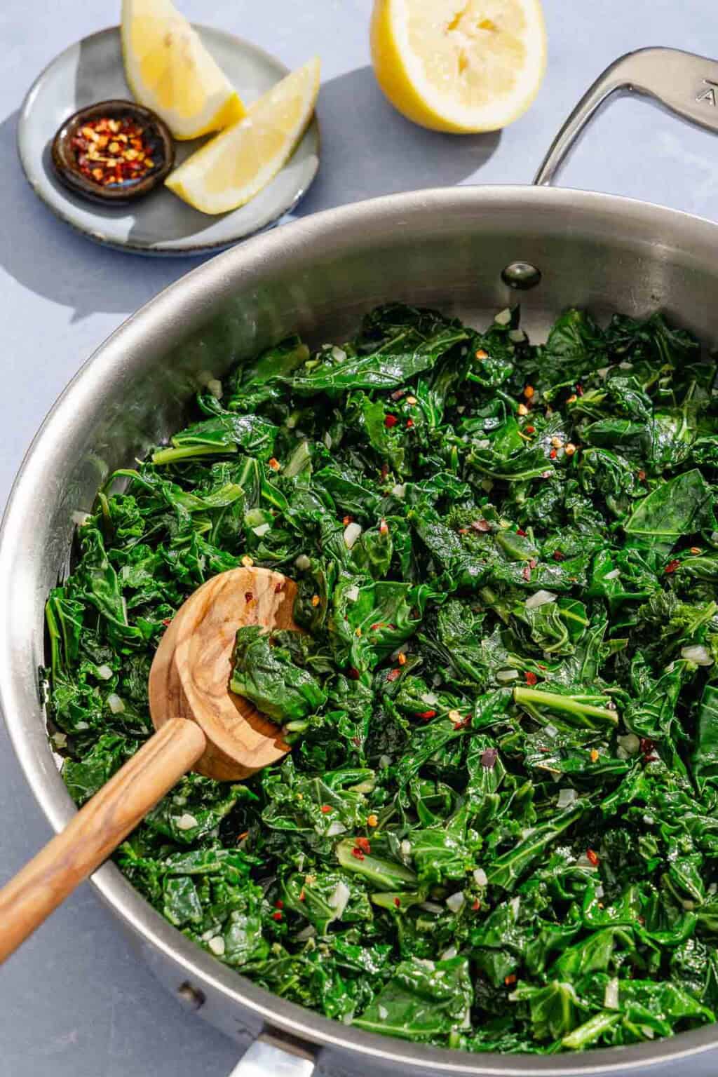 Horta Recipe (Greek Braised Greens) | The Mediterranean Dish