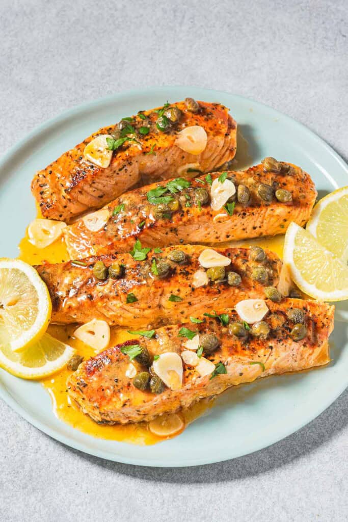 Easy Salmon Piccata Recipe | The Mediterranean Dish