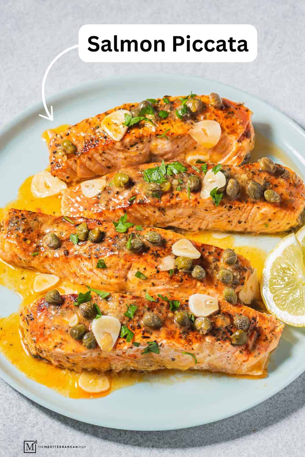 Easy Salmon Piccata Recipe | The Mediterranean Dish
