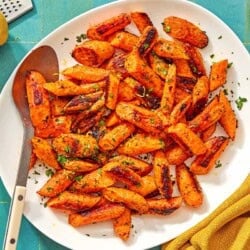 Roasted Rainbow Carrots | The Mediterranean Dish