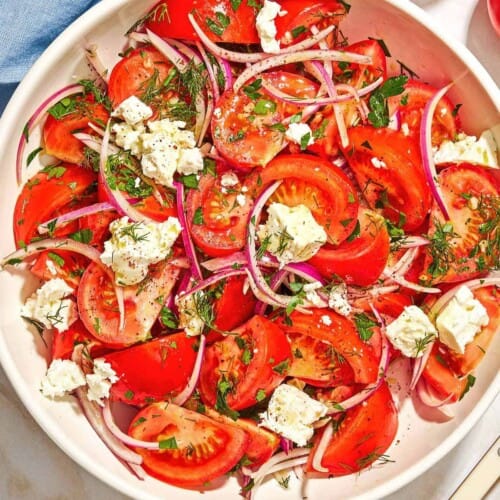 Rustic French-Style Tomato Tart | The Mediterranean Dish