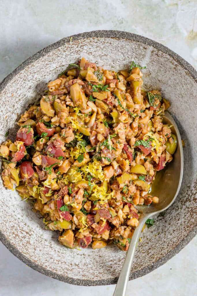 Marinated Olives and Walnuts (Zeytoon Parvardeh) | The Mediterranean Dish