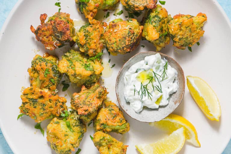 Broccoli Fritters Recipe | The Mediterranean Dish