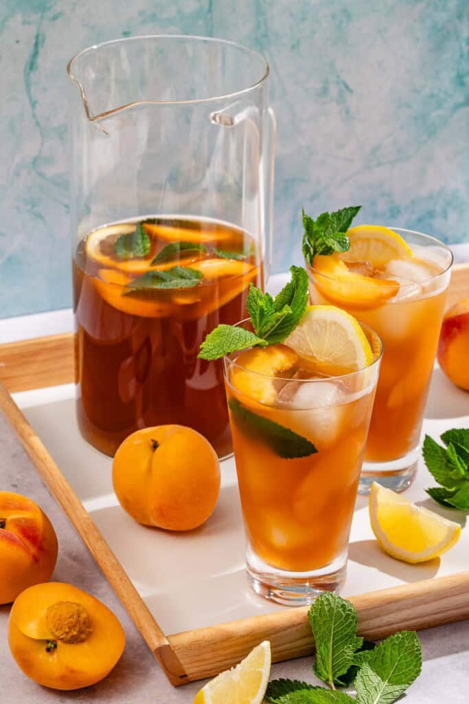 Peach Tea Recipe | The Mediterranean Dish