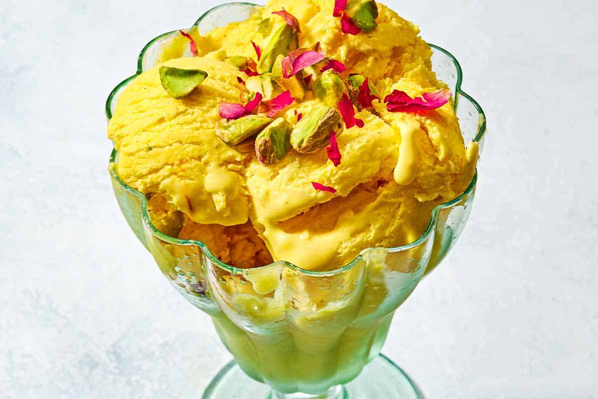 Persian Ice Cream Recipe | The Mediterranean Dish