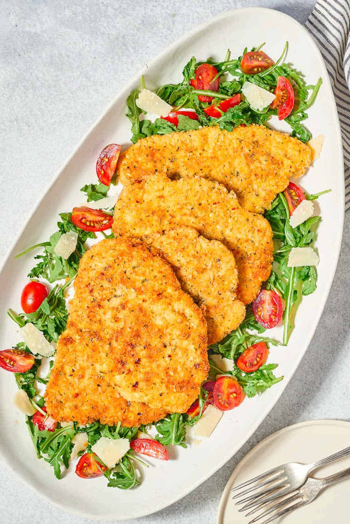 Chicken Schnitzel Recipe | The Mediterranean Dish