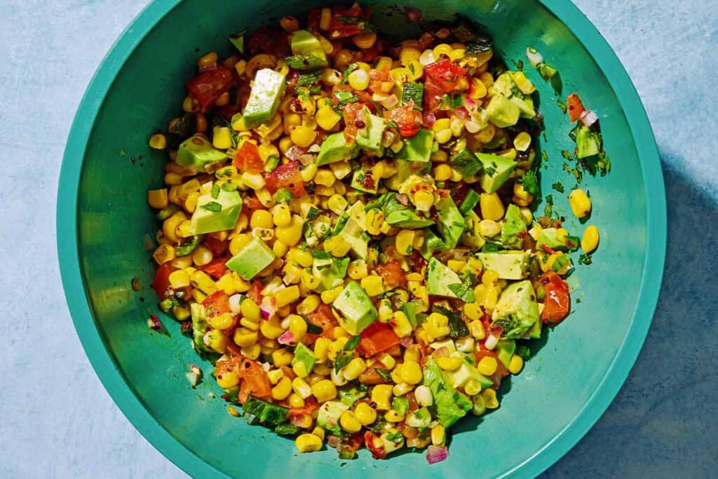 Poached Flounder with Sweet Corn Salsa |The Mediterranean Dish