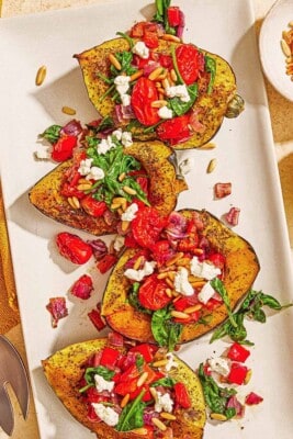 Vegetable Stuffed Acorn Squash | The Mediterranean Dish