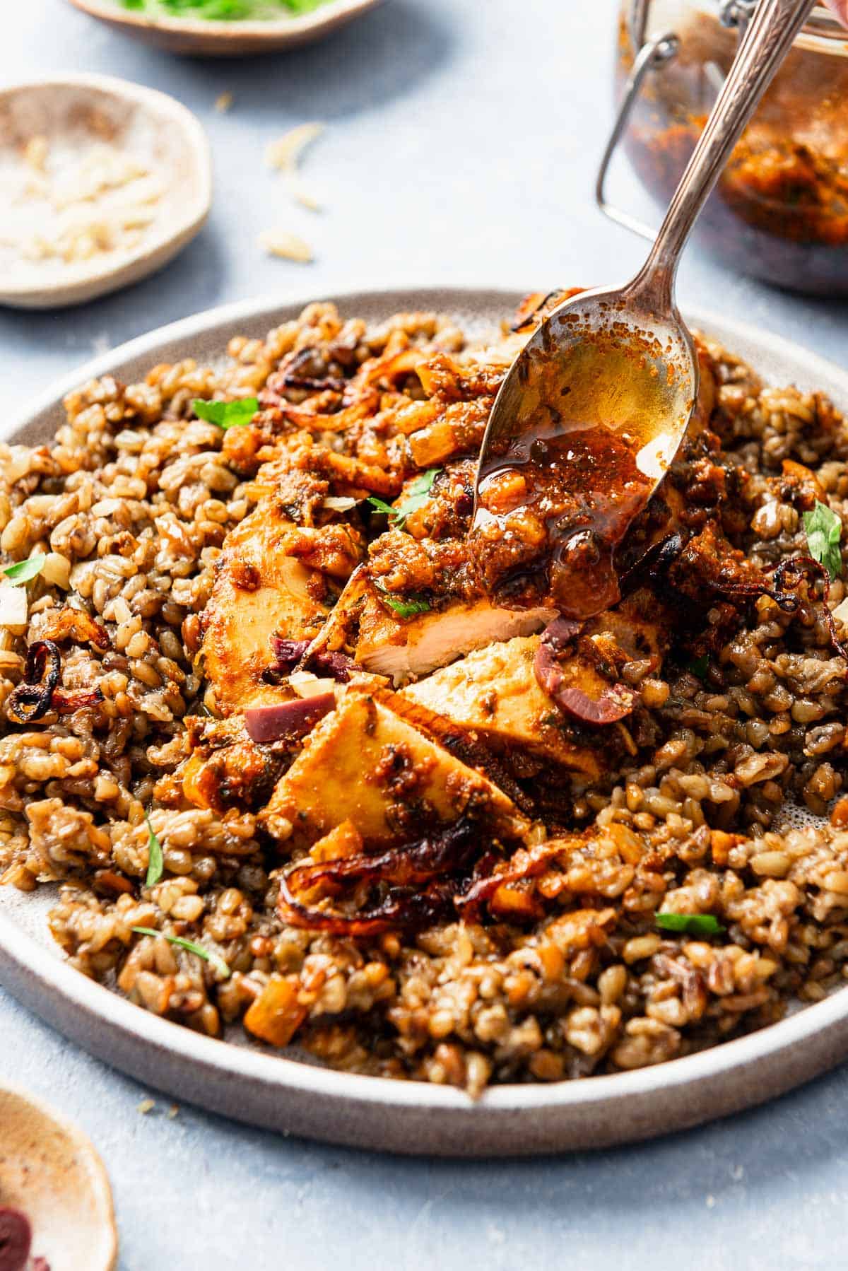 Easy Garlic Parmesan Baked Flounder Recipe | The Mediterranean Dish