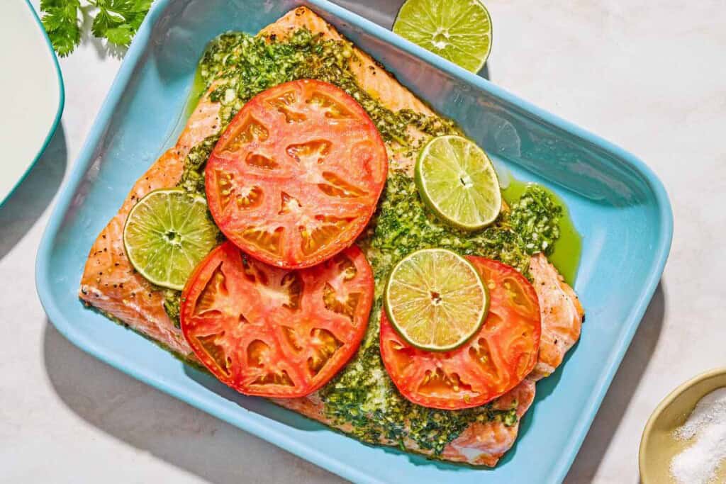 Cilantro Lime Salmon Recipe | The Mediterranean Dish