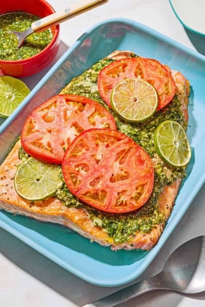 Cilantro Lime Salmon Recipe | The Mediterranean Dish