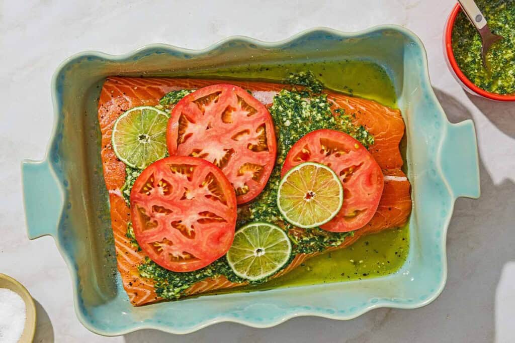 Cilantro Lime Salmon Recipe | The Mediterranean Dish