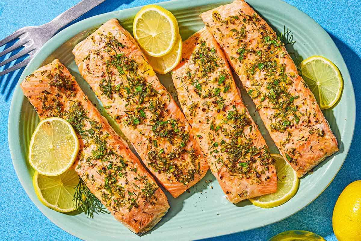 Lemon Pepper Salmon Recipe | The Mediterranean Dish