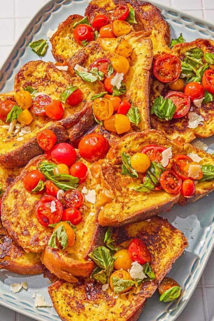 Savory French Toast Recipe | The Mediterranean Dish