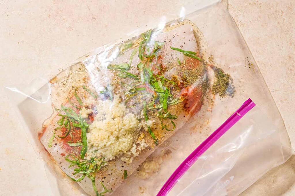 Easy Baked Fish with Garlic and Basil - The Mediterranean Dish