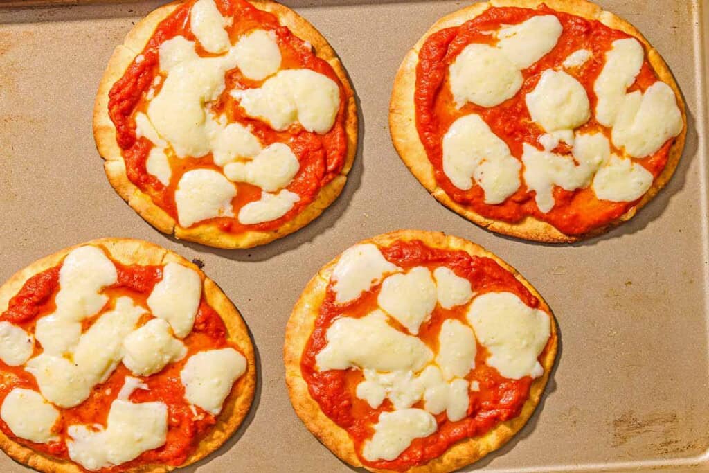 Easy Pita Pizza Recipe | The Mediterranean Dish