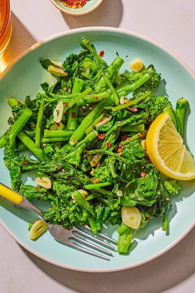 Broccoli Rabe (Rapini) Recipe | The Mediterranean Dish