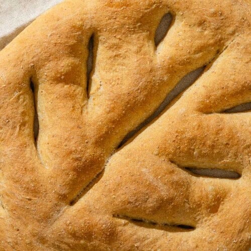Fougasse Recipe (Wheat Shaped French Bread)