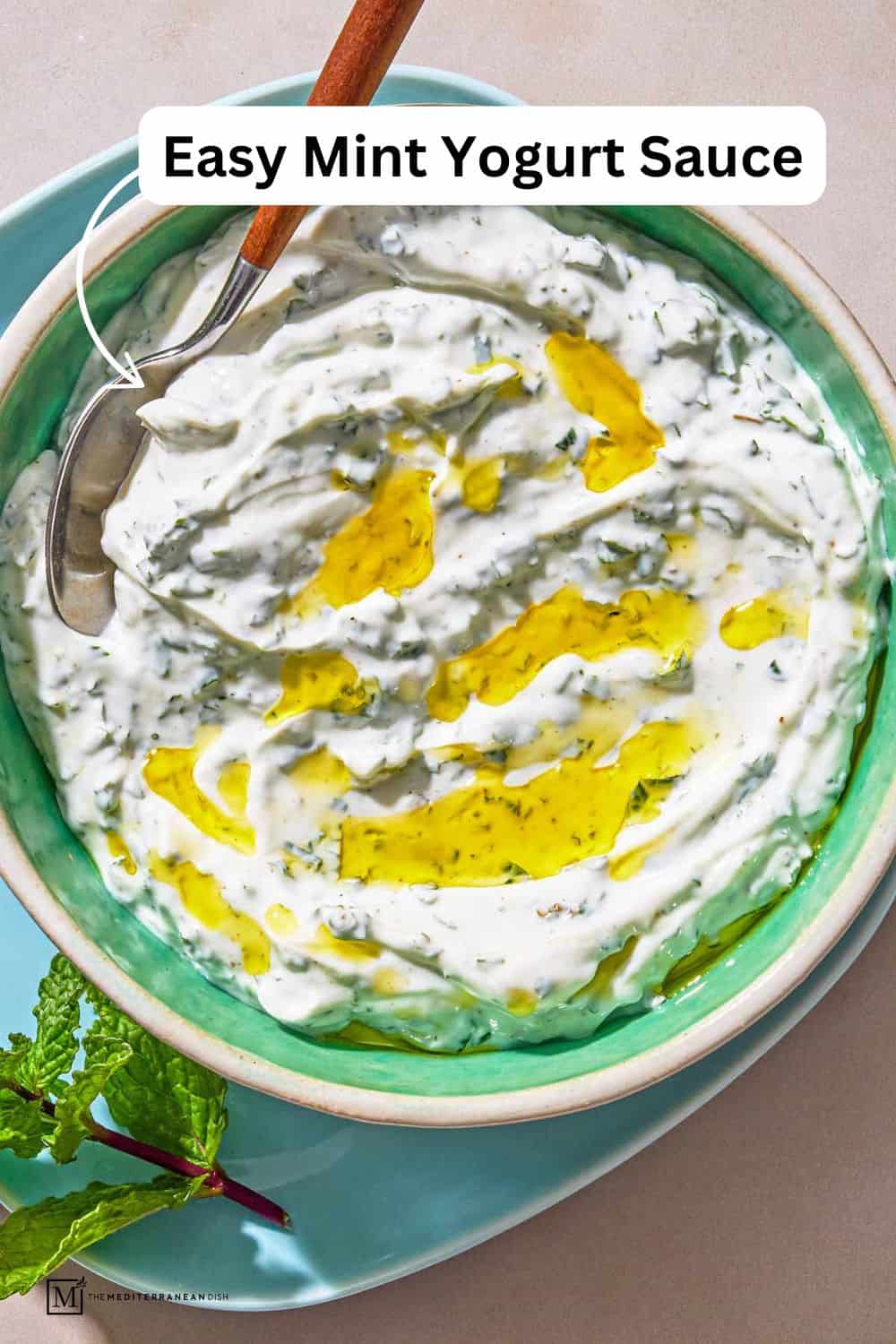 Mint Yogurt Sauce Recipe | The Mediterranean Dish