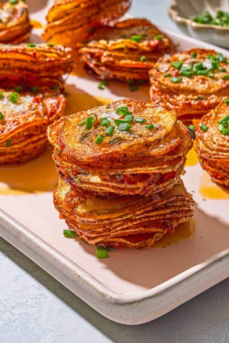 Potato Stacks Recipe | The Mediterranean Dish
