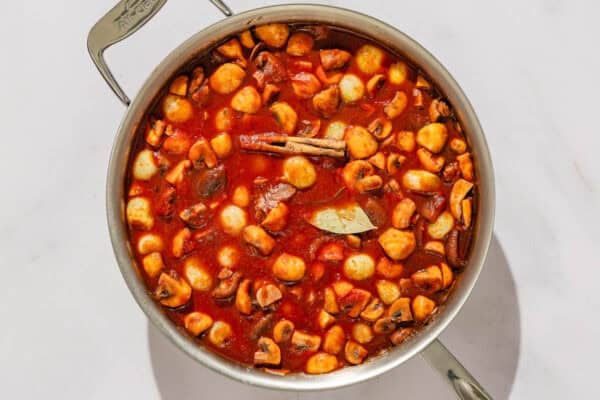 Greek Mushroom Stew (Manitaria Stifado) - The Mediterranean Dish
