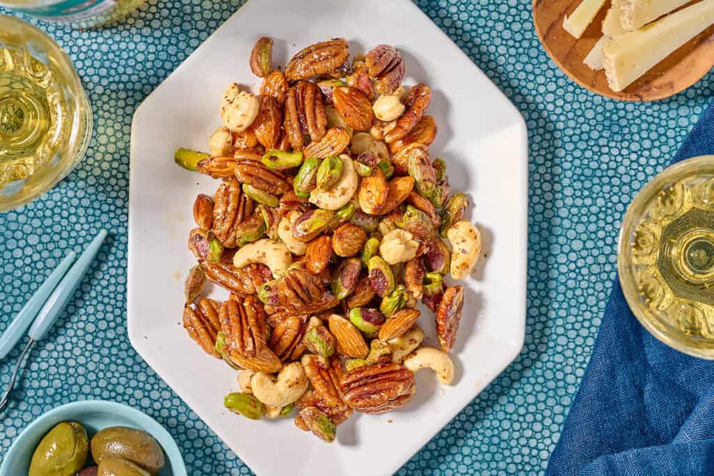 Easy Spiced Nuts Recipe | The Mediterranean Dish