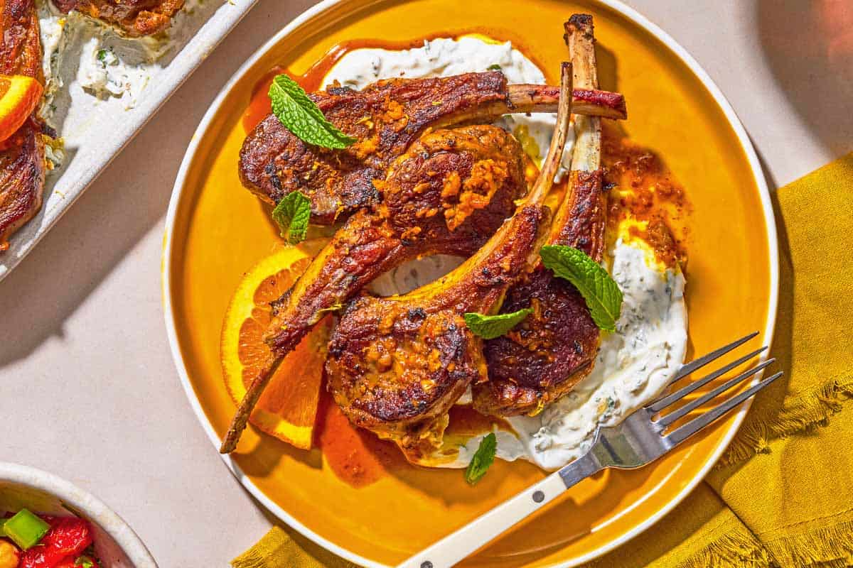 Saffron Citrus Lamb Lollipops Recipe | The Mediterranean Dish