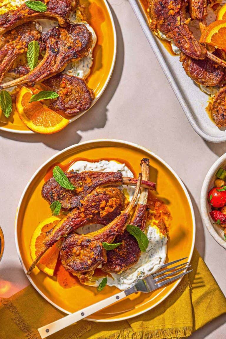 Saffron Citrus Lamb Lollipops Recipe | The Mediterranean Dish