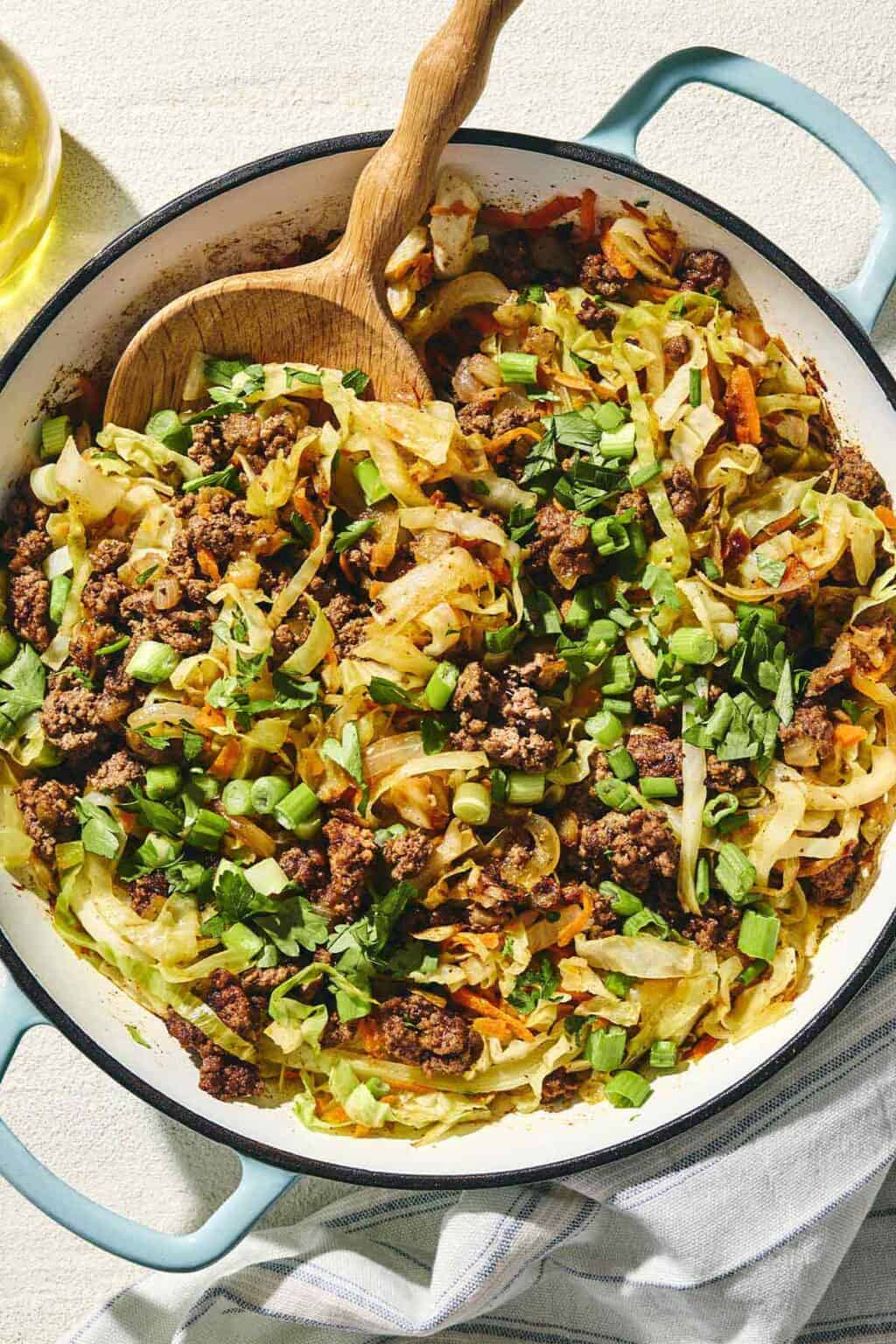 Ground Beef and Cabbage Recipe | The Mediterranean Dish