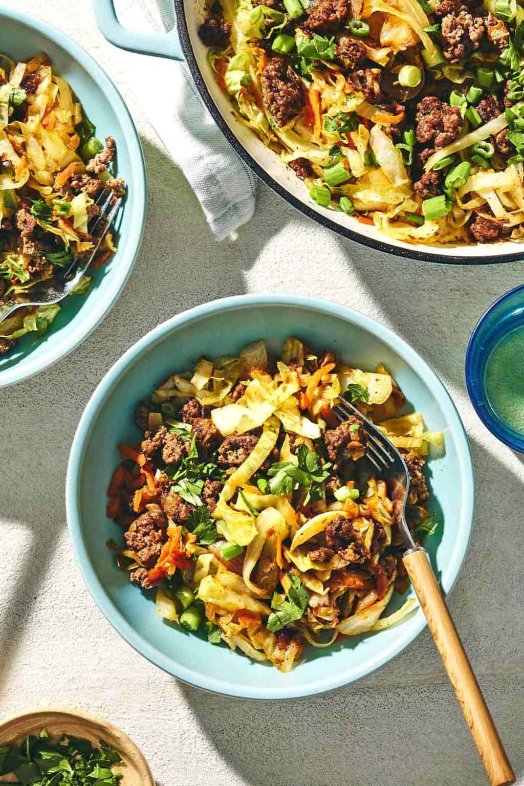 Ground Beef and Cabbage Recipe | The Mediterranean Dish