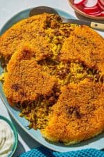 Loobia Polo Recipe (Persian Beef and Green Bean Rice)