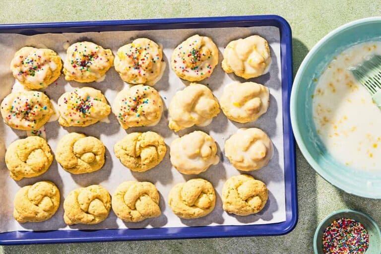 Italian Lemon Cookies (Anginetti) - The Mediterranean Dish